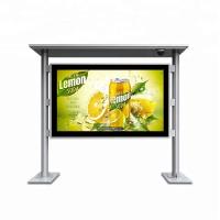 China 65 Inch Outdoor LCD Digital Signage 2500 Nits Floor Standing Display for Bus Station - 1420x885mm Dimensions for sale
