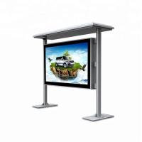 China 65 Inch Outdoor LCD Digital Signage 2500 Nits Floor Standing Display for Bus Station - 1420x885mm Dimensions for sale