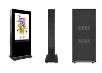 China 55 Inch Weatherproof Outdoor Advertising Kiosk with 3000nits Brightness and -30℃ to 50℃ Operating Range for sale