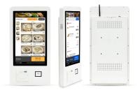 China 32-inch Floor Standing Check-In Kiosk with LCD Multi Touch Screen, 350 cd/m² Brightness, Android/Windows OS Support for sale