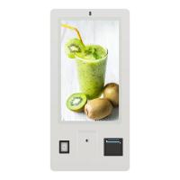 China 32-inch Floor Standing Check-In Kiosk with LCD Multi Touch Screen, 350 cd/m² Brightness, Android/Windows OS Support for sale