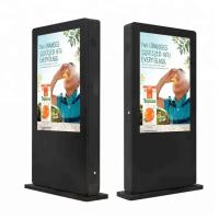 China 86 Inch Outdoor Digital Advertising Display 3000 Nits Brightness IP56 Waterproof 4K Resolution for sale