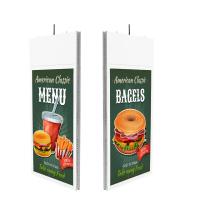 China 43 Inch Indoor Double Sided Digital Signage 1920×1080 LCD Display with 50,000 Hour Lifespan for Mall Advertising for sale