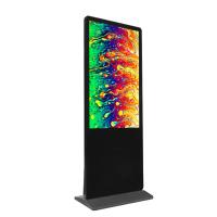 China 65 Inch Floor Standing Digital Signage Kiosk with 2K HD Display and 10-Point Touch Screen for sale
