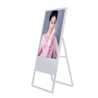 China HONGNUO 55 Inch Flexible Freestanding Digital Display Screen 1920×1080 FHD 350cd/m² Portable Advertising Signage for sale