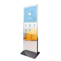 China HONGNUO 32/43/55 Inch Floor Stand Smart Fitness Mirror with 2K HD Display, 500 Nits Brightness and Touch Screen for sale