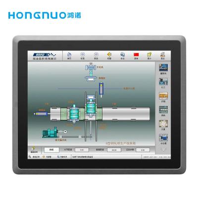 China 15 Inch 10-Point Capacitive Touch Industrial Monitor with IP65 Waterproof Rating and 50,000 Hour Lifespan for sale
