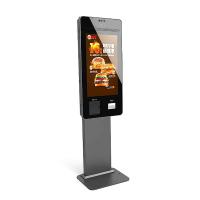 China HONGNUO Interactive Self-Service Ordering Kiosk with 21.5-43 Inch Multi-Touch Screen and 500 Nits Brightness for Fast Food Restaurants for sale