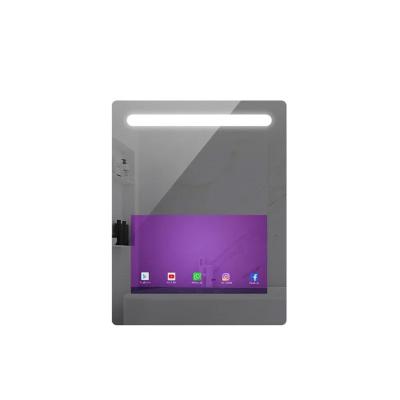 China 43 Inch IP44 Rated Smart Bathroom Mirror with 700 Nits Brightness and Android 7.1 System for sale