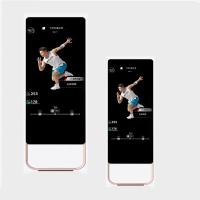 China 32 Inch LCD Screen Interactive Fitness Mirror with 1920×1080 Resolution and 500cd/㎡ Brightness for Home Gym Exercise for sale