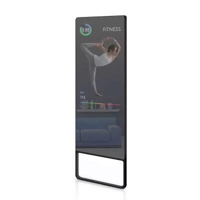 China 21.5 Inch Interactive Smart Fitness Mirror with 1080p Display and AI Motion Tracking for Gymnasiums for sale