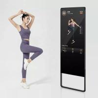China 21.5 Inch Interactive Smart Fitness Mirror with 1080p Display and AI Motion Tracking for Gymnasiums for sale