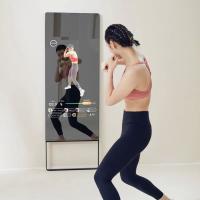 China 21.5 Inch Interactive Smart Fitness Mirror with 1080p Display and AI Motion Tracking for Gymnasiums for sale