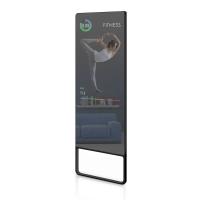 China 55 Inch Interactive Fitness Mirror with LCD Screen - 1920×1080 Resolution, AI Movement Correction, RK3288 Quad-Core Processor for sale