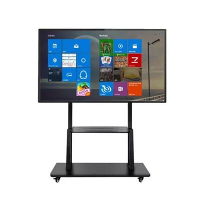China HONGNUO 75 Inch 4K Smart Interactive Whiteboard with Infrared Touch and Dual System for Classroom Meetings for sale