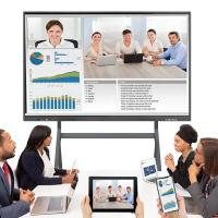 China 86 Inch 4K UHD Interactive Whiteboard with 10-Point Touch Screen, 450cd/m² Brightness for Business and Education for sale