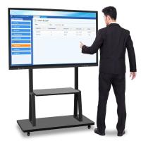 China 86 Inch 4K UHD Interactive Whiteboard with 10-Point Touch Screen, 450cd/m² Brightness for Business and Education for sale