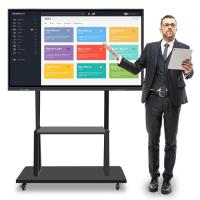 China HONGNUO 4K LCD Smart Interactive Whiteboard 75 Inch with 20-Point Touch for Meeting Rooms for sale