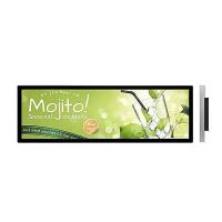 China 28 Inch Shelf Edge Bar LCD Display 300cd/m² Brightness 1920×360 Resolution Digital Signage Screen for sale
