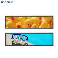 China Commercial 35.5 Inch Ultra Wide Bar LCD Display 450 Nits for Subway Bus Station Advertising for sale