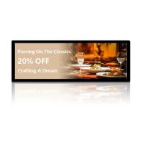 China 24 Inch 450 Nits Android Bar LCD Display with 1920×360 Resolution and 50,000 Hour Lifespan for Supermarkets for sale