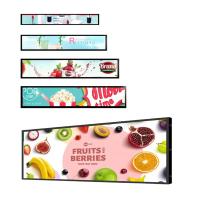 China 49.5 Inch Ultra Wide Bar LCD Display Screen 1920x540 Resolution 500cd/m² Brightness for Public Transportation for sale