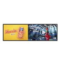 China 49.5 Inch Ultra Wide Bar LCD Display Screen 1920x540 Resolution 500cd/m² Brightness for Public Transportation for sale