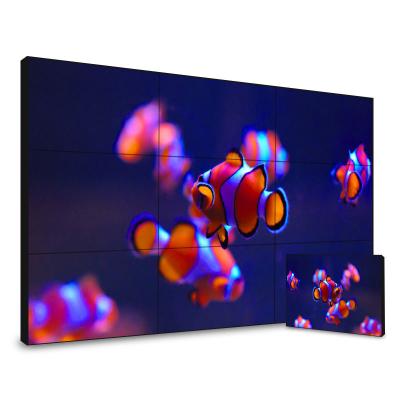 China 46-inch 500 Nits LCD Video Wall Display with 1920×1080 Resolution and 3.5mm Bezel for sale