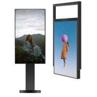 China 43 Inch Digital Signage Window Display with 2500 Nits Brightness and 0.88mm Ultra Narrow Frame for Commercial Advertising for sale
