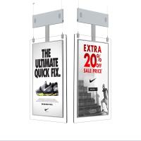 China Hanging Digital Signage Window Display Double Sided 2500nits Brightness 178° Viewing Angle 32-55 inch Sizes for sale