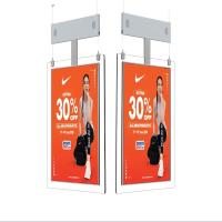 China Hanging Digital Signage Window Display Double Sided 2500nits Brightness 178° Viewing Angle 32-55 inch Sizes for sale