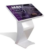 China 21.5 Inch Floor Standing Touch Screen Kiosk with 1920x1080 FHD Display and 10-Point IR Touch for sale