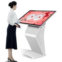 China 55-Inch Touch Screen Digital Kiosk with 1920×1080 Resolution and 50,000 Hour Panel Life for Indoor Commercial Use for sale