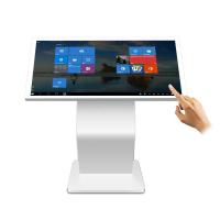 China 43-inch LCD Interactive Touch Screen Kiosk with 10-Point IR Touch and 1920×1080 FHD Display for Advertising for sale