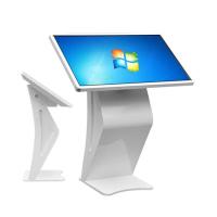 China 43-inch LCD Interactive Touch Screen Kiosk with 10-Point IR Touch and 1920×1080 FHD Display for Advertising for sale