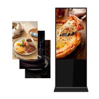 China AC 100-240V Power Supply Floor Standing Digital Signage With 178 Degree Wide Viewing Angle for sale