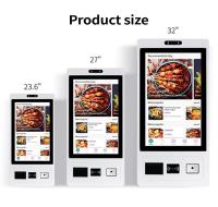 China Wall Hot sale wall Mounted 18.5 Self-service Payment Kiosk 58mm Thermal Printer and Customizable Installation for sale