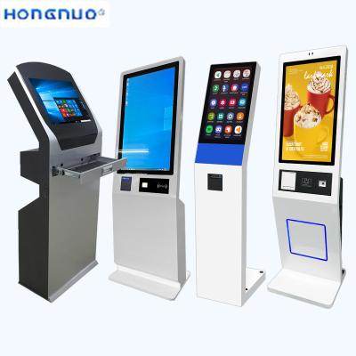 China Customizable self service payment terminal with Optional Magnetic Stripe Card Swiper and RK3568 Android Solution Metal case Black for sale