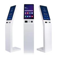 China Customizable self service payment terminal with Optional Magnetic Stripe Card Swiper and RK3568 Android Solution Metal case Black for sale