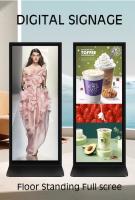 China 86 Inch Indoor Advertising Display Kiosks Floor standing 4K screen for sale