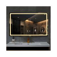 China Custom Size Rectangle LED Light Mirror TV with 5mm Copper-Free Mirror and 2835 SMD Lighting for Bathroom and Hotel Use for sale