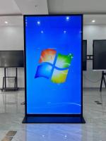 China 75 Inch Full Screen Windows Floor Standing 4K Digital Signage for sale