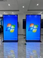 China 75 Inch Full Screen Windows Floor Standing 4K Digital Signage for sale