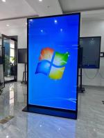 China 86 inch full screen windows system 4K touch screen floor standing Digital signage for sale