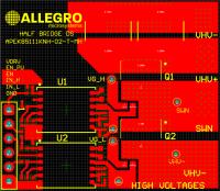 China Low profile surface mount gan fet driver Allegro AHV85111KNHTR with 5 kv rms isolation voltage and ul 1577 certification for sale