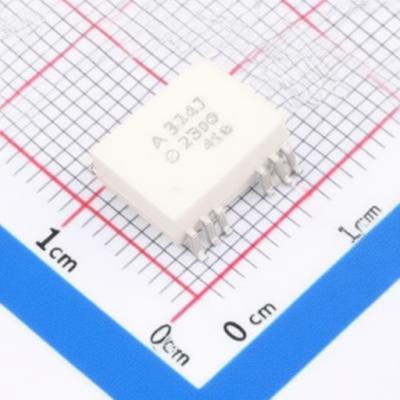 China Driving power IGBTs and MOSFETs optocoupler Broadcom HCPL-314J-500E with high operating voltage range for sale