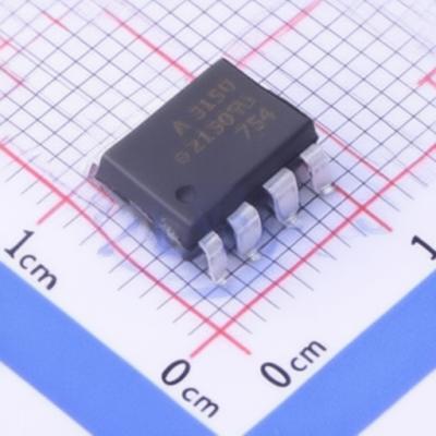 China Isolated gate driver optocoupler Broadcom HCPL-3150-500E for high current IGBT and MOSFET gate control for sale