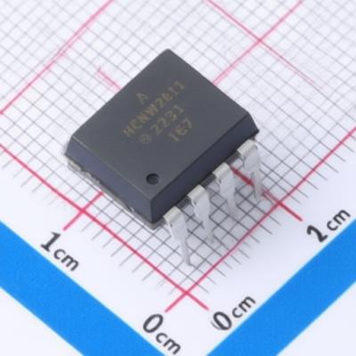 China Industrial Grade Optocoupler Broadcom HCNW2611-000E with UL CSA IEC Approved Safety Ratings and High CMR for sale