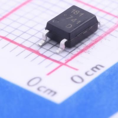 China Mini flat SMD phototransistor optocoupler Broadcom HCPL-181-00DE with high isolation and 4 pin SO package for sale
