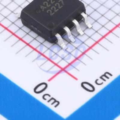 China Broadcom ACPL 224 500E dual channel phototransistor optocoupler 8 pin SO package 3750 VRMS isolation for sale